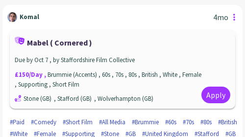 Castyy - Social Network for Acting/Modeling/Performing Arts Industry